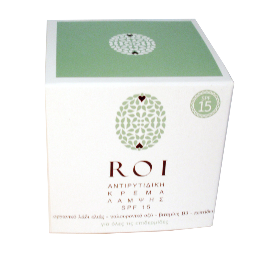 ROI ΑΝΤΙΡΥΤΙΔΙΚΗ ΚΡΕΜΑ ΛΑΜΨΗΣ ΠΡΟΣΩΠΟΥ SPF 15 50ML - My Brands Store